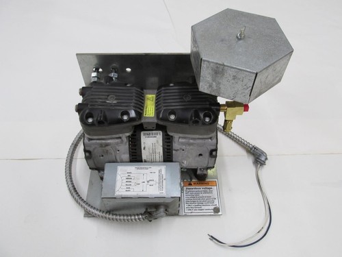Dual Piston Gast Air Compressor Kit for Clean Burn, Lanair Waste Oil ...