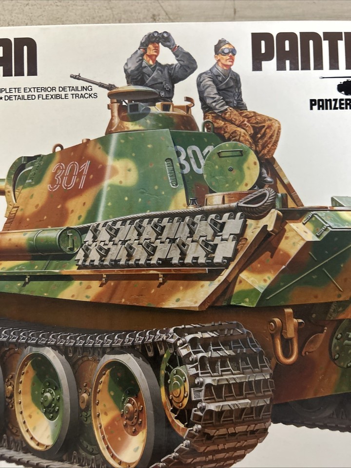 Tamiya 1/35 Panther Type G Late Version German Tank Model Kit Military ...