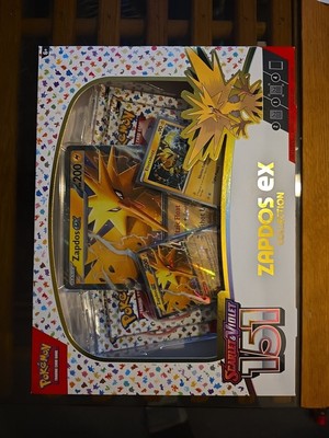 Pokemon TCG Scarlet & Violet 151 Zapdos EX Collection Box Sealed NEW | eBay