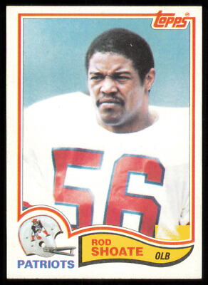 1982 Topps Football #159 Rod Shoate RC New England Patriots | eBay