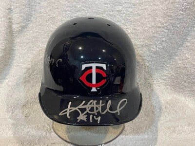 RARE Kent Hrbek AUTO'D Riddell Mini Helmet W/Inscriptions, Minnesota ...