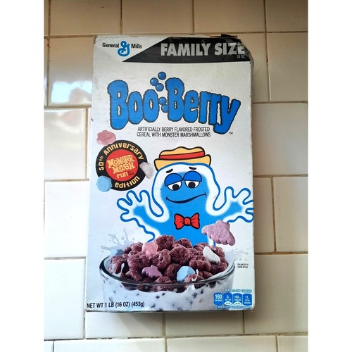 Boo Berry Cereal 50th Anniversary Edition Monster Mash 16oz Family Size ...