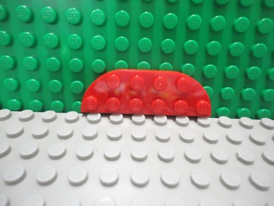 Lego 1 Red 2x6 curved plate base NEW | eBay