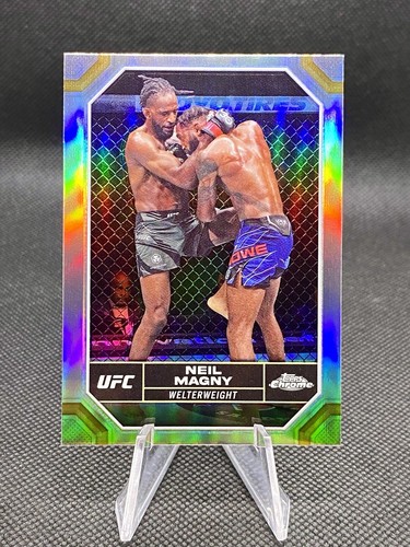2024 Topps Chrome UFC NEIL MAGNY #148 Silver Refractor (Welterweight ...