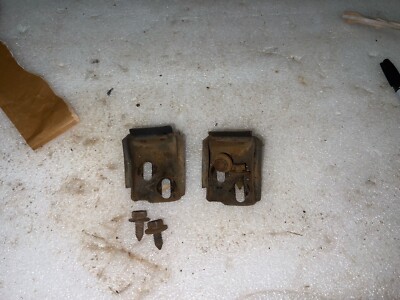 1960 1966 Chevrolet GMC Pickup Truck Rear Hood Adjuster Bumpers C10 C20 ...