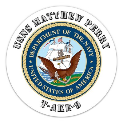 USNS Matthew Perry Decal - Military Graphics - T-AKE-9 - 3" Sealift ...
