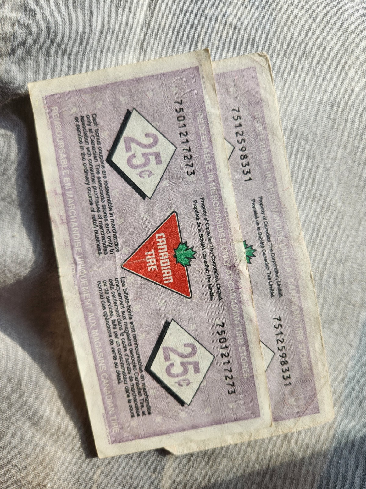 CANADIAN TIRE MONEY 75th ANNIVERSARY SPECIAL EDITION ×2 | eBay