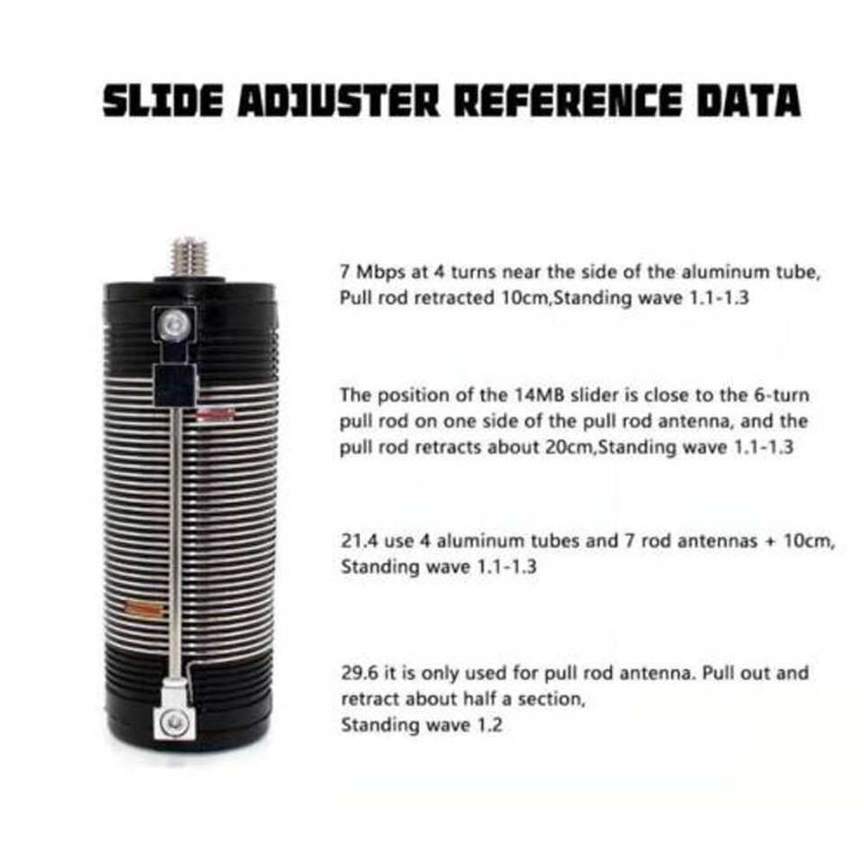 PAC12 JPC12 7MHz-50MHz 100W Multi Band HF Shortwave GP Antenna QRP For ...