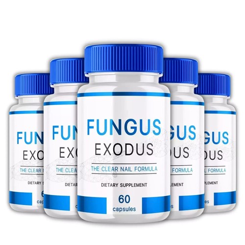 (5 Pack) Fungus Exodus The Clear Nail Formula Pills, Fungus Nails (300 ...