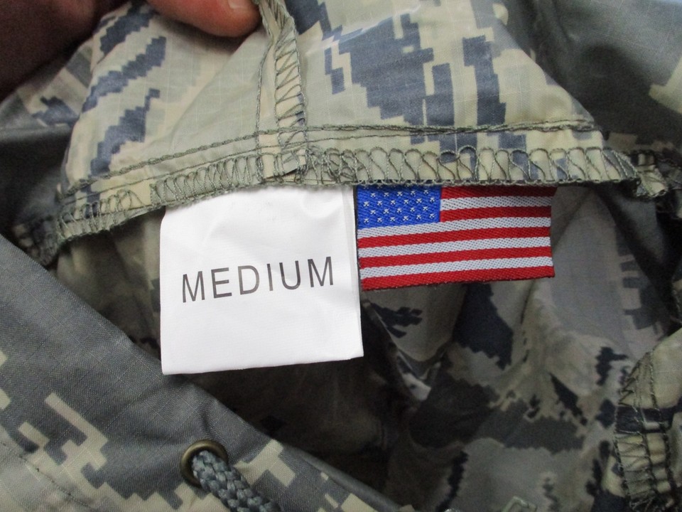 DAKOTA AIR FORCE ABDU RAINSUIT SET WET WEATHER JACKET & PANTS MEDIUM ...