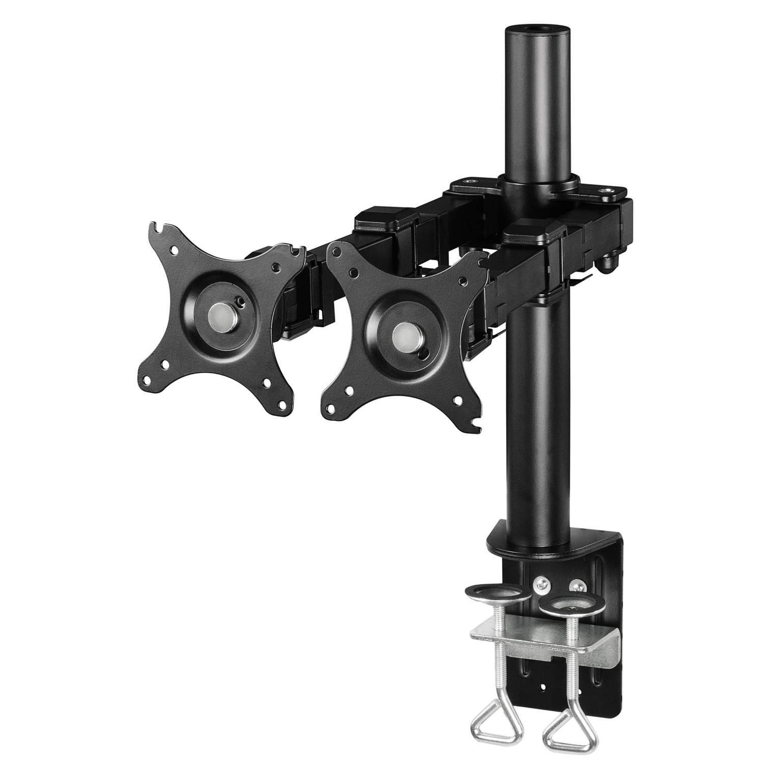 Hama Dual Monitor-Arm 21" 23" 24" 26" Schwenkarm Tisch-Halterung Doppel ...