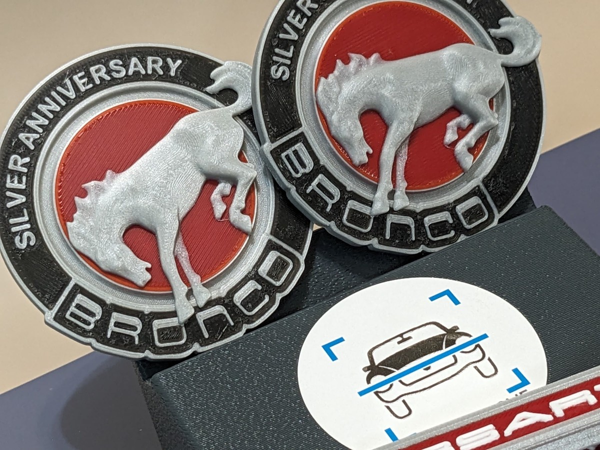 Silver Anniversary Bronco Emblem 1991 Ford Bronco Silver Anniversary