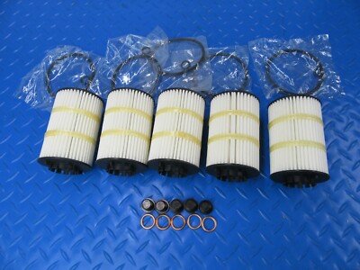 Bentley Continental GT GTC Flying Spur V8 engine oil filter x5 pcs ...