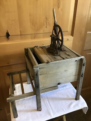 WOW! Primitive Antique Salesman Sample Columbia Washing Machine Kitchen ...