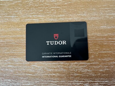 TUDOR CARD FOR MODEL HERITAGE BLACK BAY BRONZE 79250BA | eBay