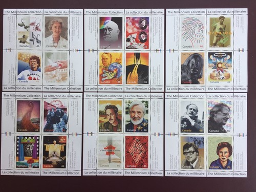 Canada Stamp Souvenir Sheets - 1999-2000 46-cent THE MILLENNIUM ...