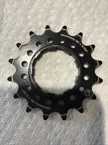 BOX ONE CHROMOLY BMX SINGLE SPEED COG 1/2" x 3/32" x 16T BLACK ...