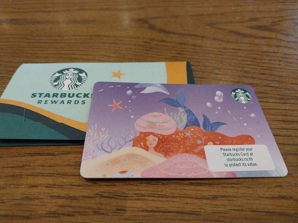 Starbucks Card Siren Fantasia Gift Cards New Thailand | eBay