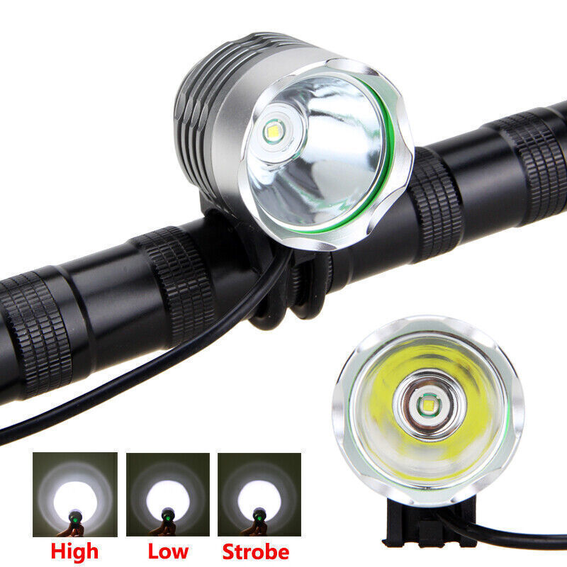 Rechargeable Bicycle Headlight LED Bike Head Light Front Lamp Cycling ...