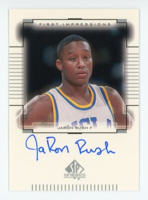 2000 SP Top Prospects First Impressions Auto - #JR JaRon Rush - UCLA ...