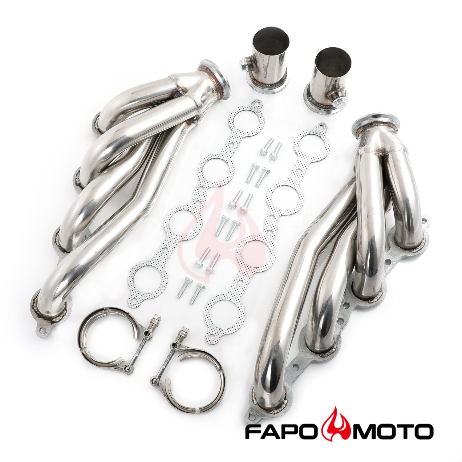 FAPO Headers for C10 LS Chevy GMC Truck LS1 LS2 LS3 Conversion Swap ...