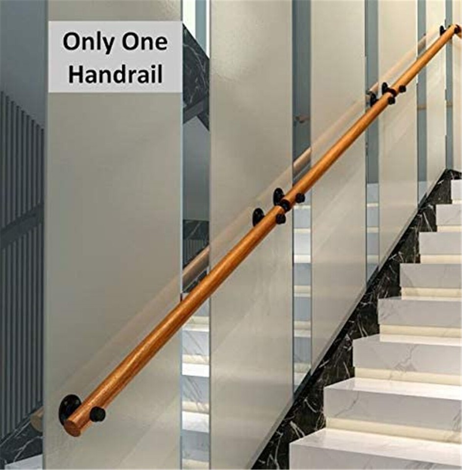 1000mm Handrail Stair Rail Grab Balustrade Kit Wooden Staircase ...