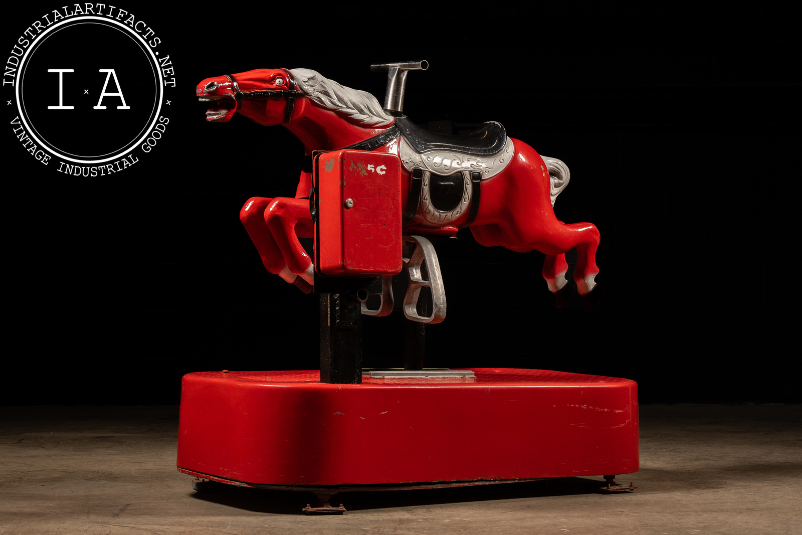 Vintage Coin-Op Carousel Horse Kiddie Ride | eBay