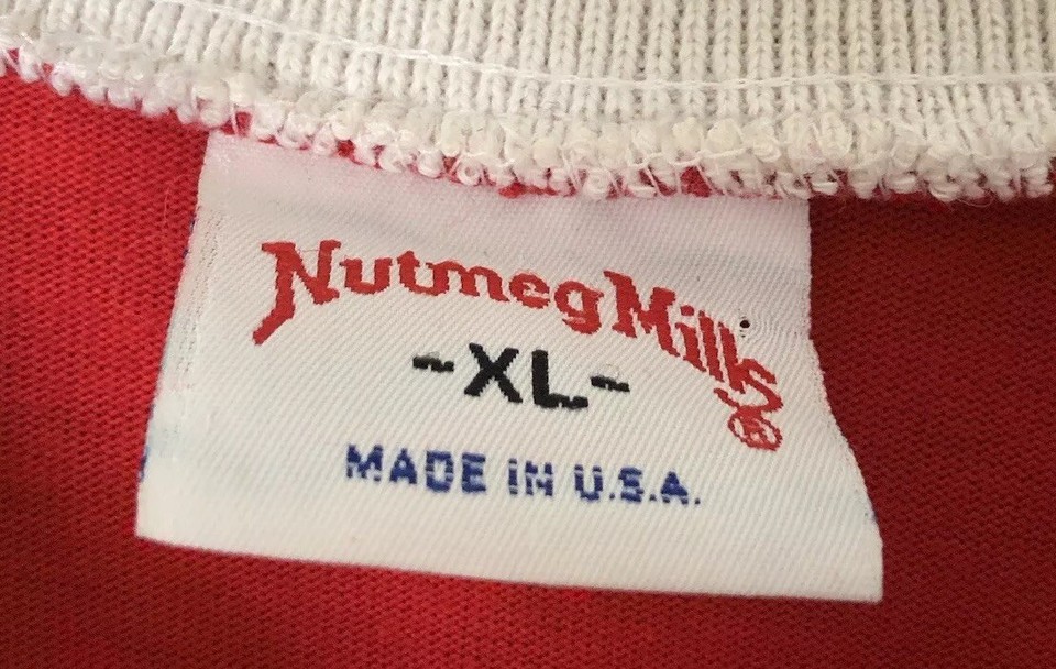 Nutmeg Mills Ohio State Old English style long sleeve collared rugby ...