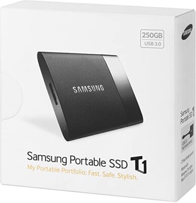Samsung T1 Portable 250GB USB 3.0 2.5-inch External Solid State Drive ...