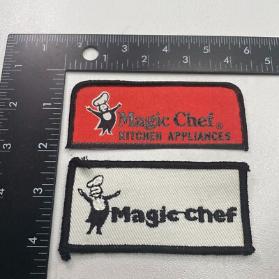 VTG 2 AD PATCHES (Top One Is Cut From Larger) MAGIC CHEF KITCHEN ...