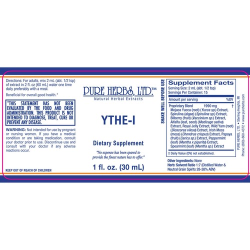 Pure Herbs: YTHE-I - 1 oz. | eBay
