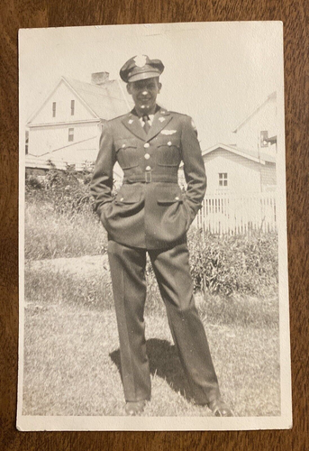 1940s WWII WW2 US Air Force Pilot Military Man Fashion Attire Real ...