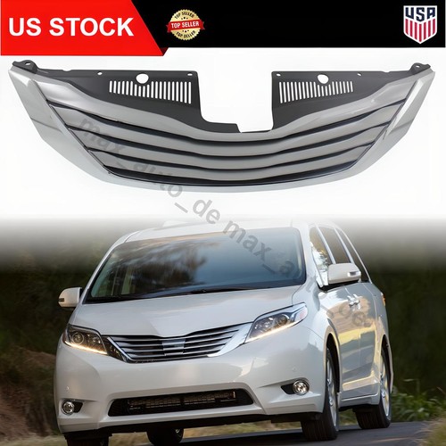 NEW Front Bumper Center Grille Grill 5310108040 For Toyota Sienna 2015 ...