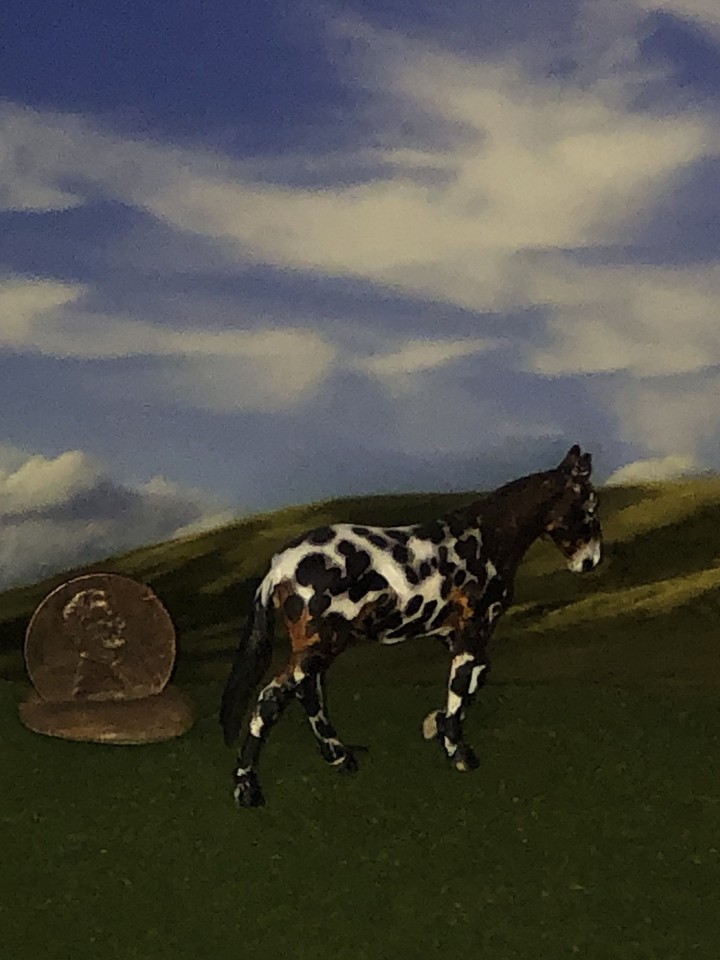 OOAK Micro cm Custom Horse /Mule 3D Printed Like Breyer Mini Resin x D ...