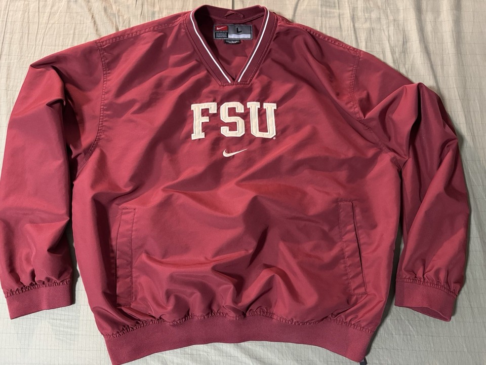 Vintage Florida State Seminoles Nike Jacket Mens L Center Swoosh ...