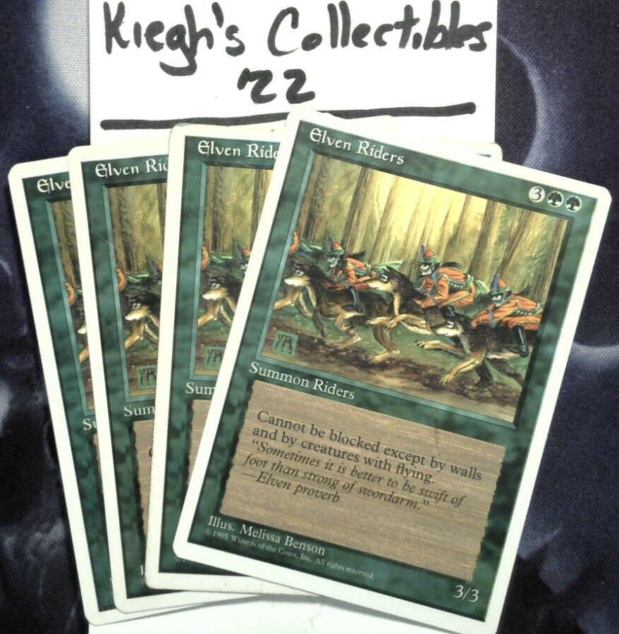 Mtg Elven Riders x4 | eBay
