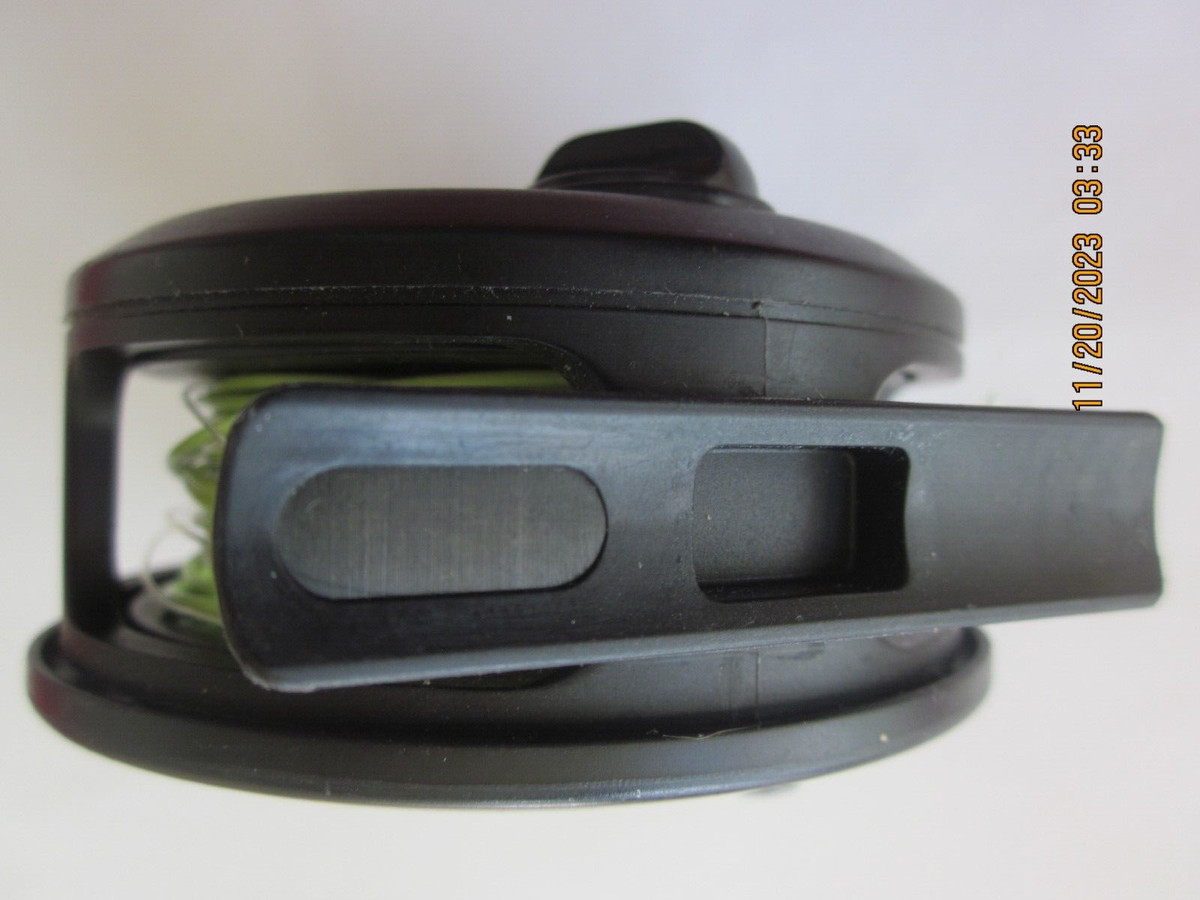 Martin Tuffy 63 Fliegenfischen Rolle mit schwarzer Katze 8' Gießstange ...