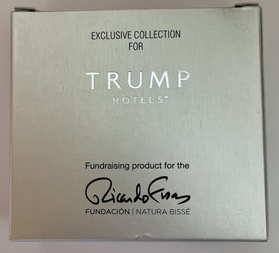 Natura Bissē Diamond Bar Soap *Trump Hotels *New In Silver Embossed Box ...