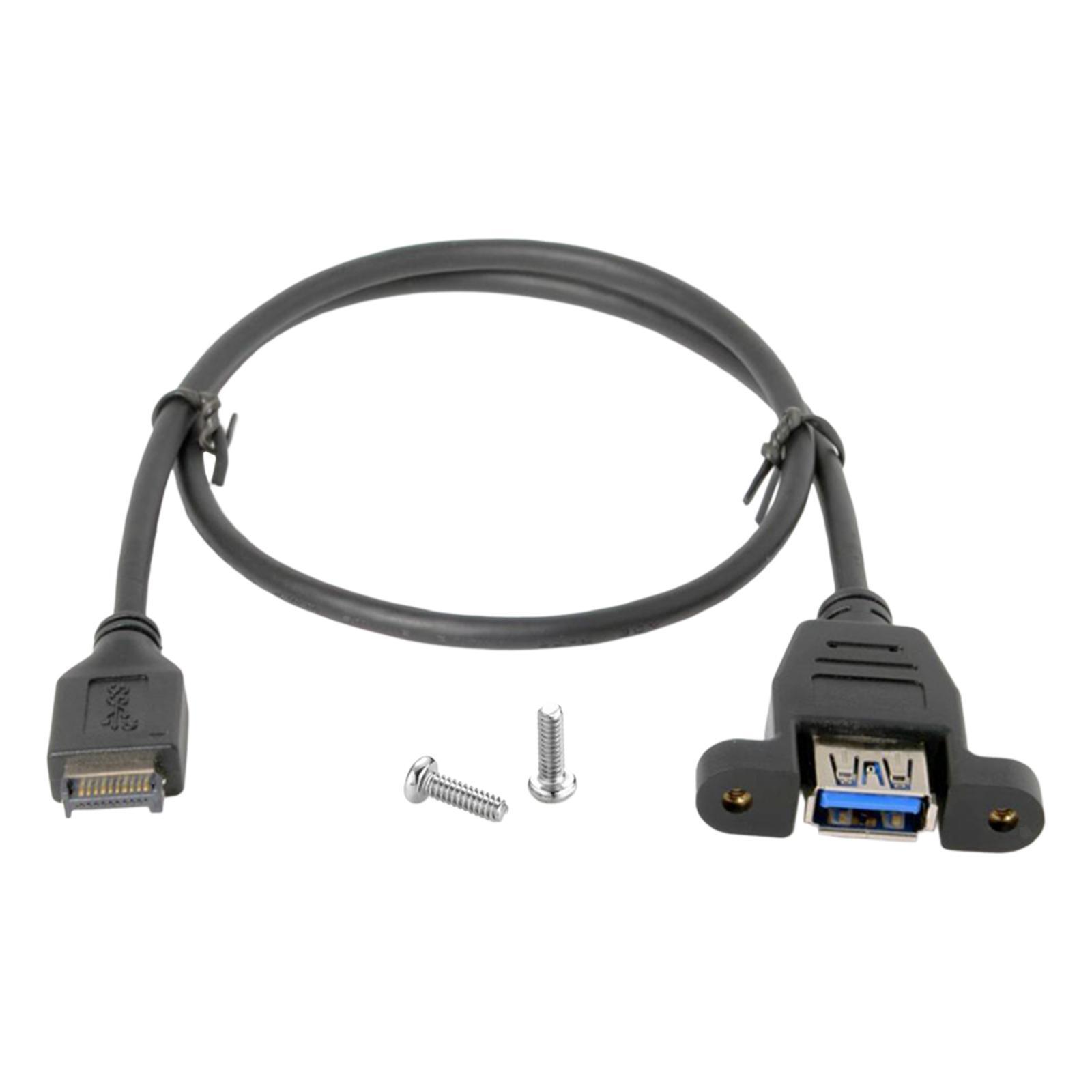 USB 3.1 Type E Front Panel Header to USB 3.0 Type A Female Extension ...