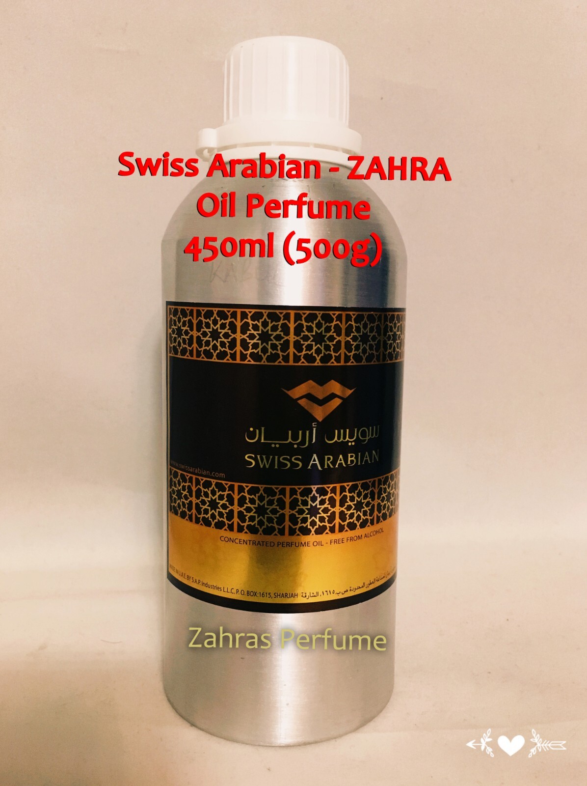 Zahra Perfume Oil Swiss Arabian – Exquisite Arabic Attar in 1ml, 3ml ...