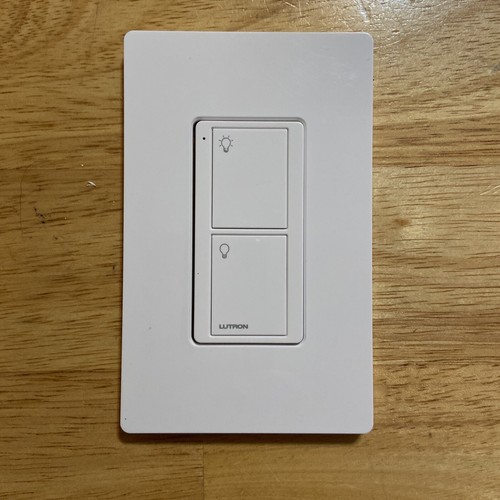 Lutron Pico PJ2-2B-WH Wireless Dimmer Remote Switch w Wall Mount ...