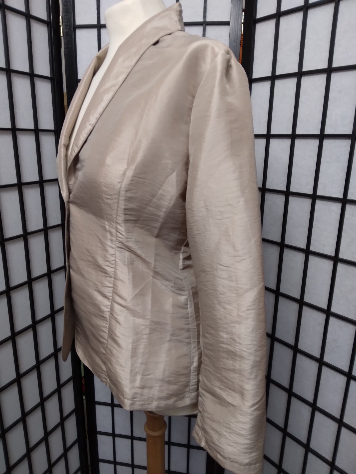 Van Klee Light weight champaign 2 Button Jaket Medium… - Gem