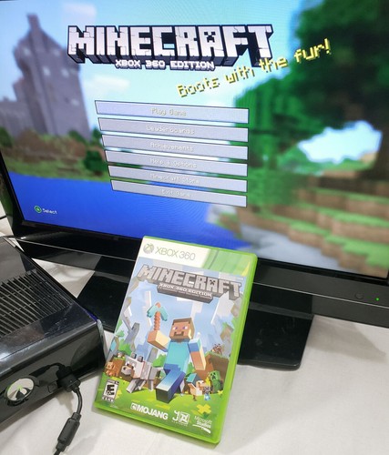 Minecraft Xbox 360 Edition Complete Case Mine Craft 2013 cib ...