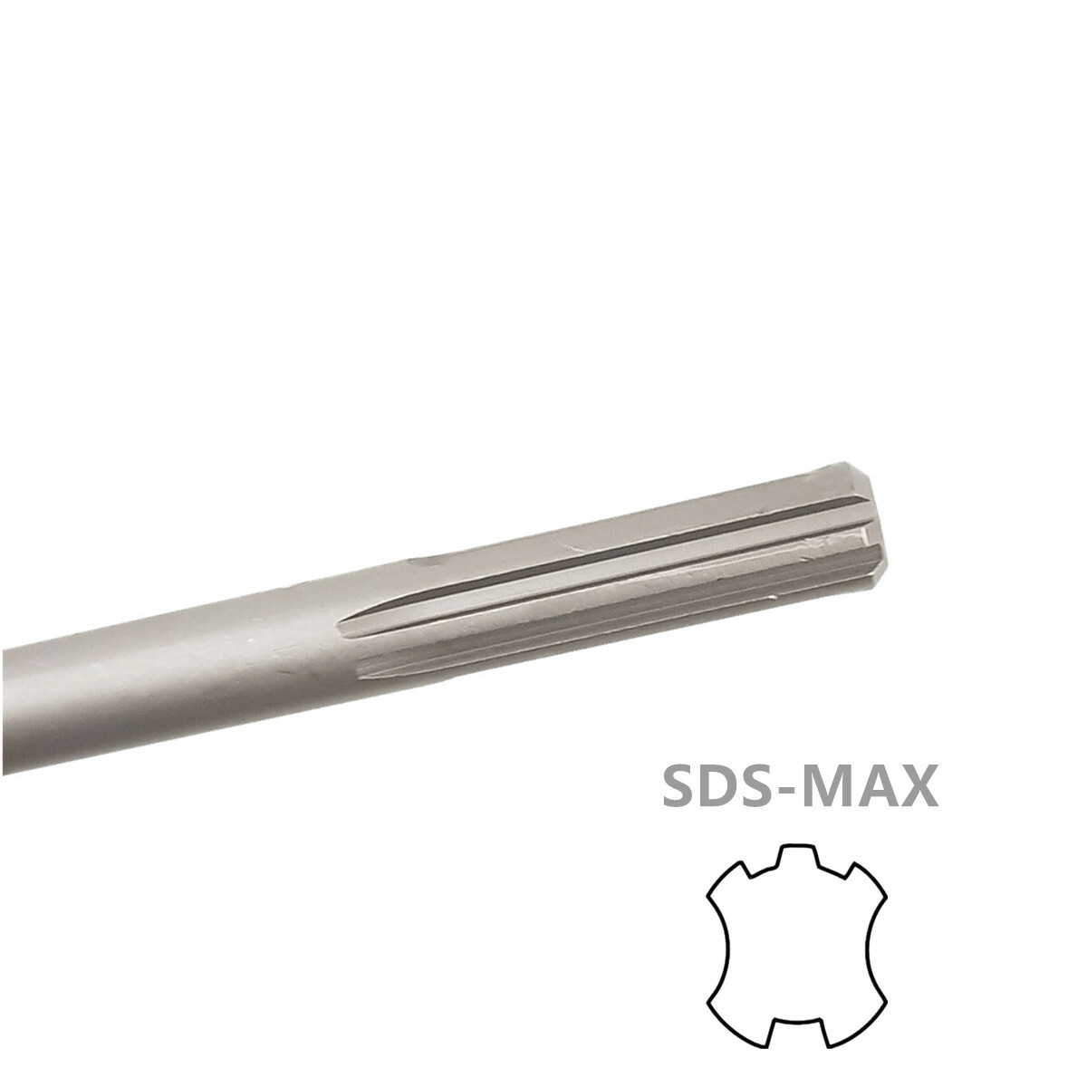 SDS PLUS & SDS MAX Steinbohrer Betonbohrer 4-Schneiden Doppelwendel ...