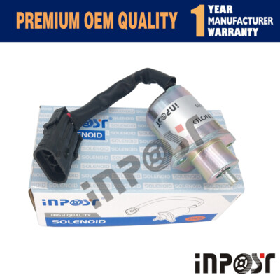 New 12V Fuel Shutdown Solenoid 2848A279 For Perkins 700 Series Engine ...