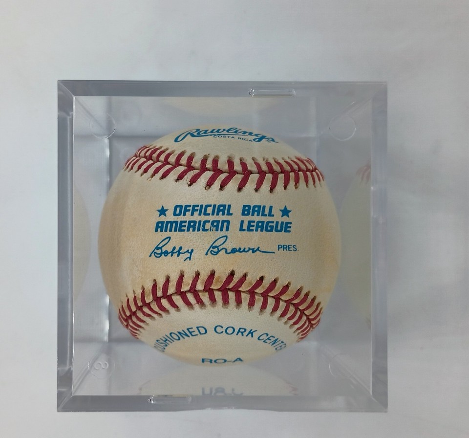 AUTHENTIC Autographed PAT LISTACH MLB BASEBALL ⚾ & CASE MILWAUKEE ...