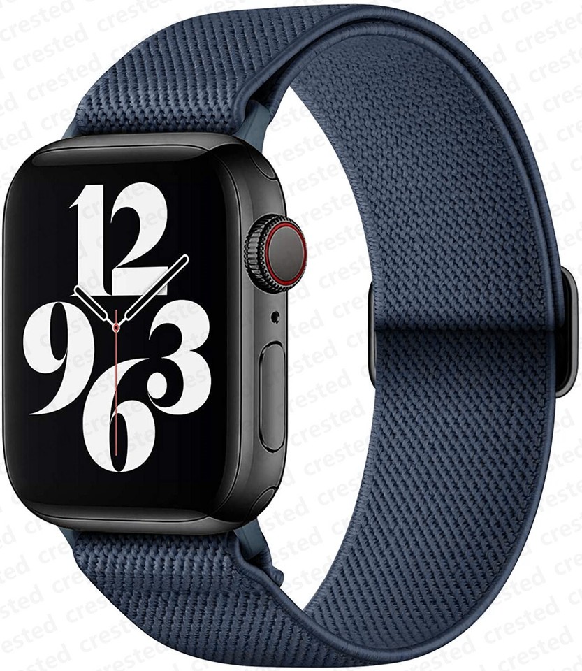 Elastic Nylon Strap for Apple Watch Series 7 Ultra 8 3 4 5 6 Se iWatch ...