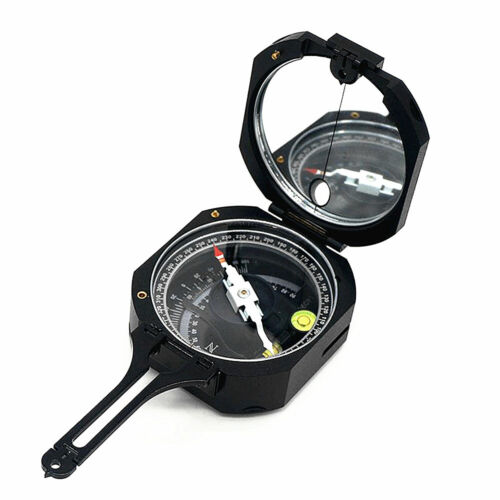 DQL-8 ALUMINUM POCKET TRANSIT GEOLOGICAL COMPASS SURVEYING AND LEVEL | eBay