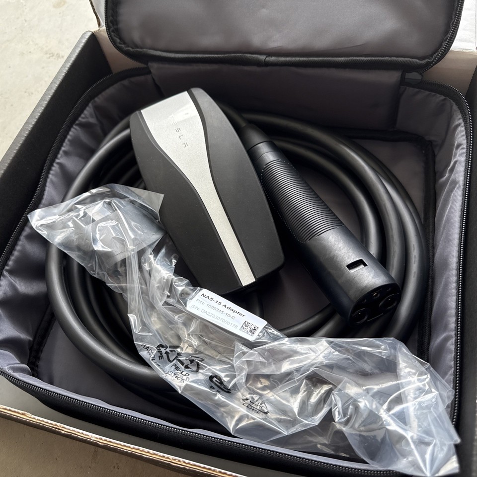 NEW Old Stock GEN2 Tesla Mobile Connector Charger Bundle S 3 X Y ...