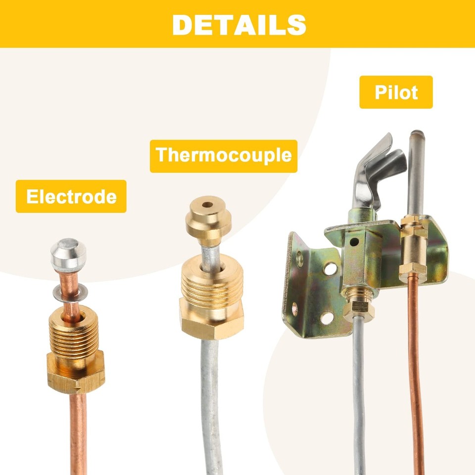 Universal Pilot Assembly 24-Inch Propane Gas Furnaces Boilers Water ...